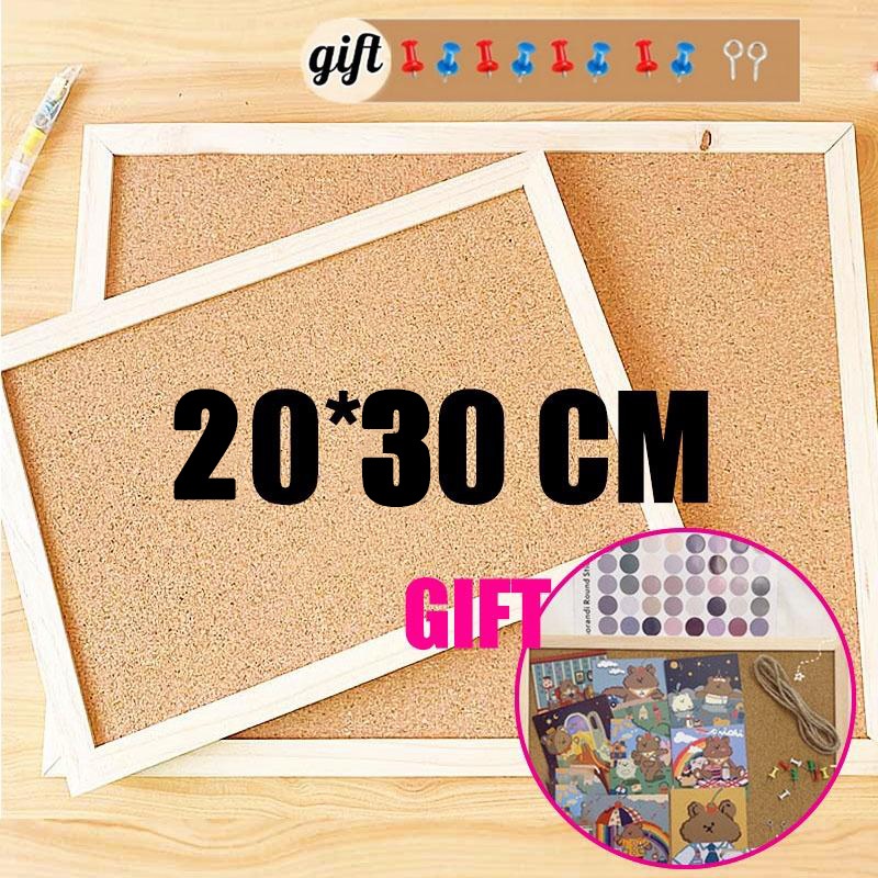 Jual Cork Board Papan Buletin 20X30 Cm Pin Board Dekorasi Ruang Kerja ...