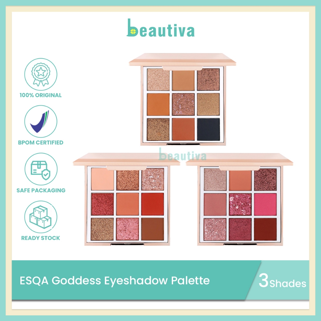 Jual ESQA Goddess Eyeshadow Palette | Shopee Indonesia
