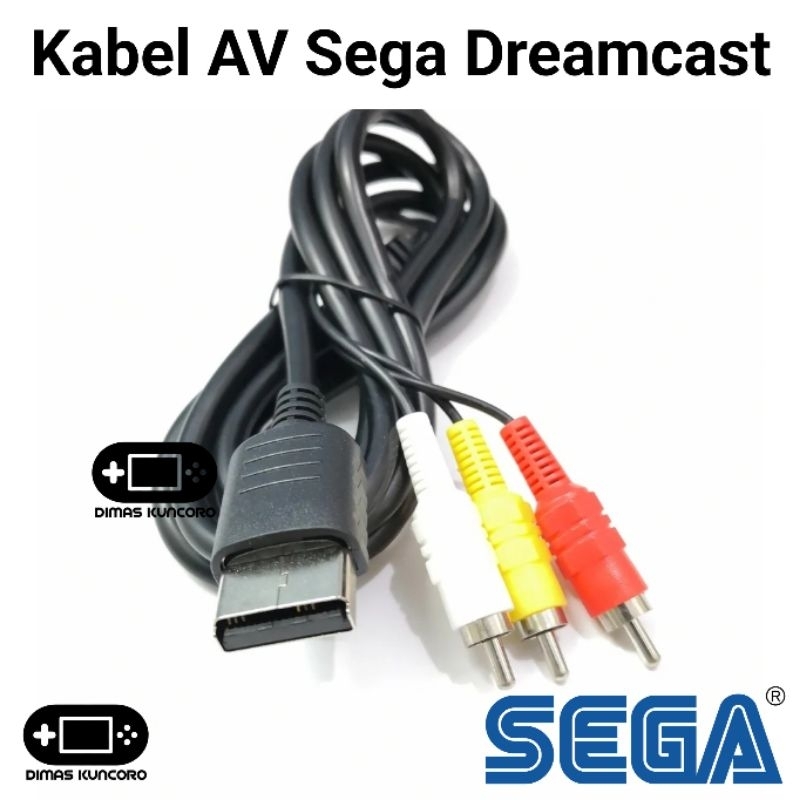 Jual Kabel AV Sega Dreamcast cable rca tv dc audio video | Shopee Indonesia