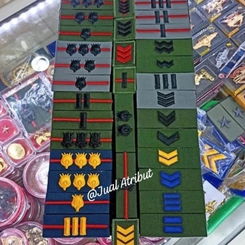 Jual PANGKAT TOPI Komando PDH & PDL TNI AD AL AU Bordir Timbul | Shopee ...
