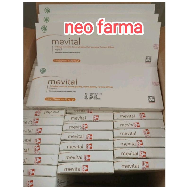 Jual MEVITAL membantu memelihara stamina pria / original (1strip isi 10 ...