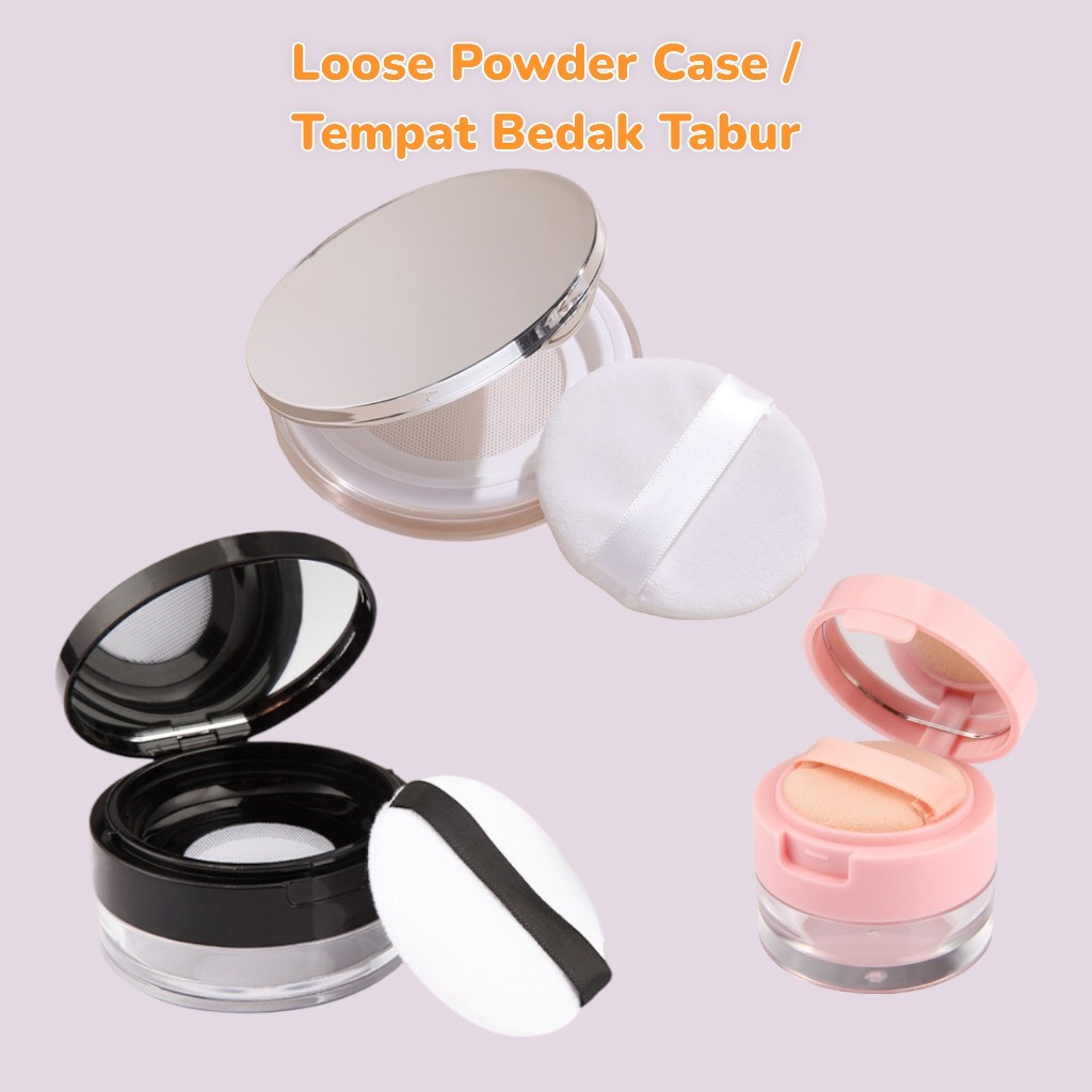 Jual Powder Case Loose Powder - Tempat Bedak Tabur | Shopee Indonesia