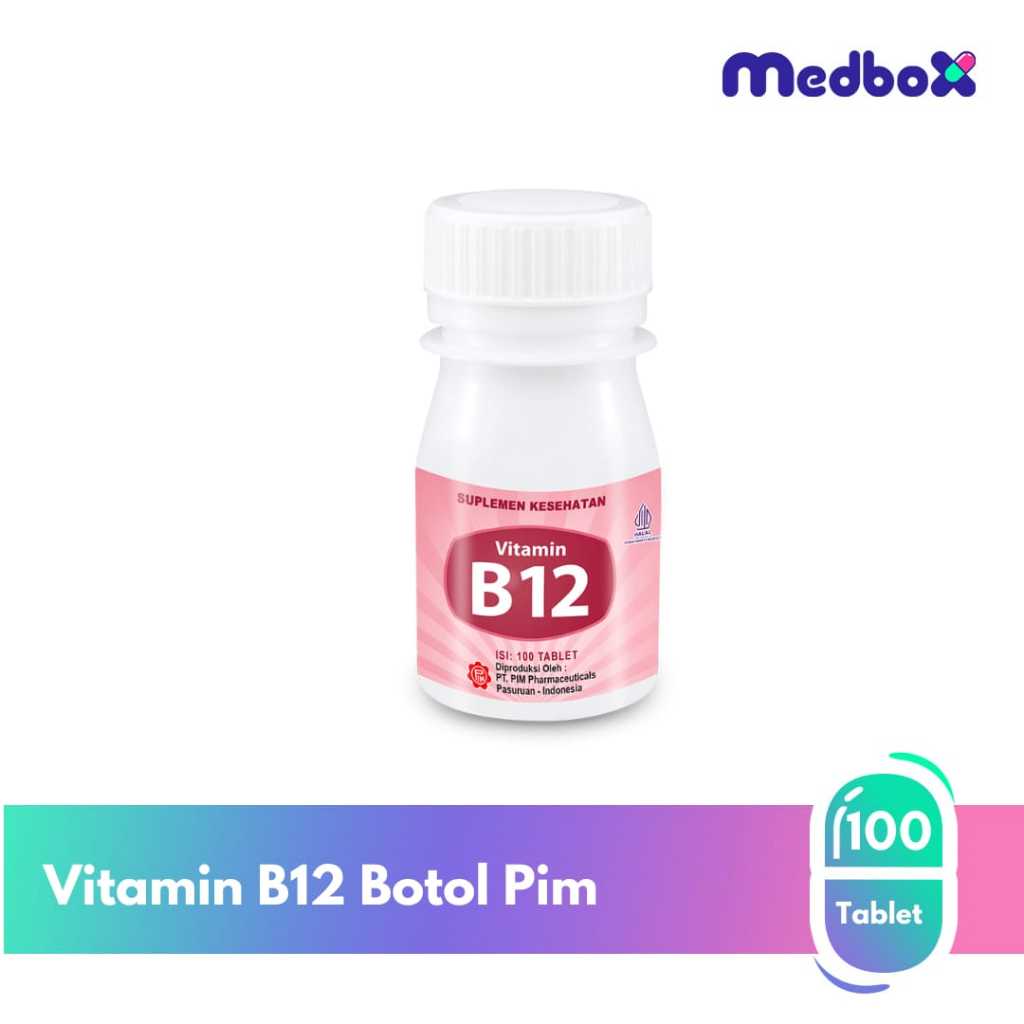 Jual Vitamin B12 Botol PIM | Shopee Indonesia