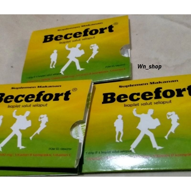 Jual Becefort suplemen makanan multivitamin tambah daya tahan tubuh ...