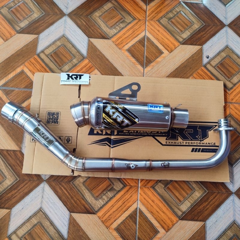 Jual Knalpot Racing Original KRT K3 Model GTX up to 150cc Jupiter Vega ...