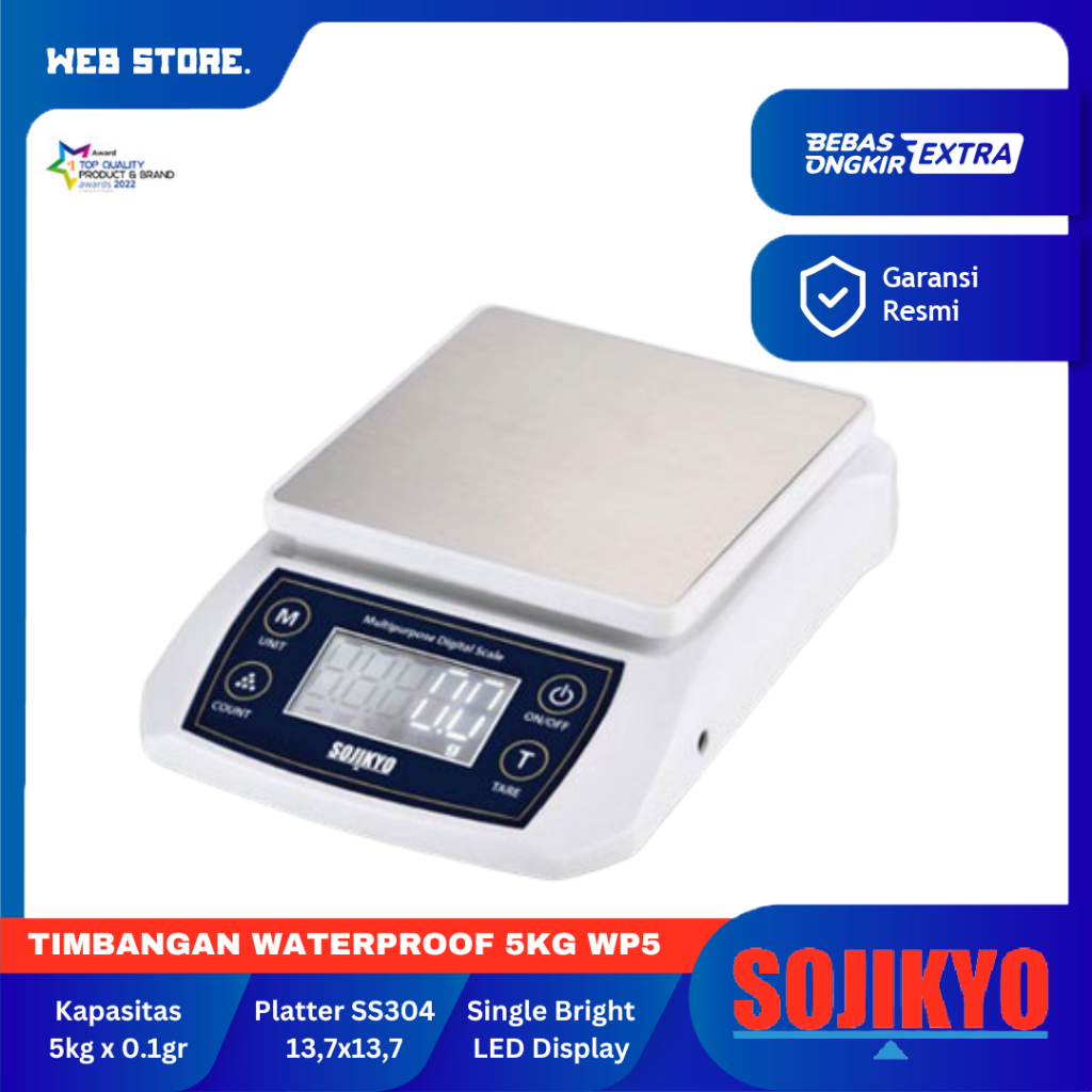 Jual Timbangan Dapur Digital 5kg Kitchen Scale 5 kg Tahan Air Timbangan ...