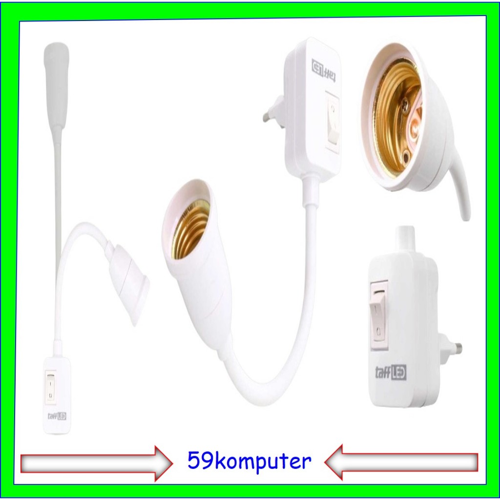 Jual Colokan Fitting Lampu Wall Socket Lampu kombinasi saklar on off ...