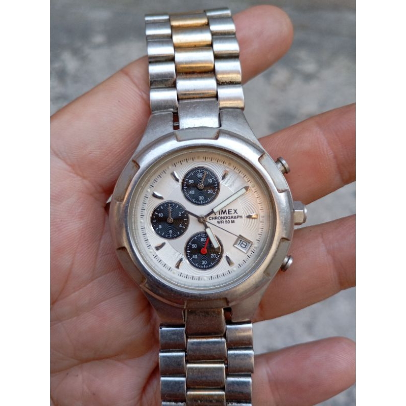 Jual jam tangan timex panda second bekas original | Shopee Indonesia