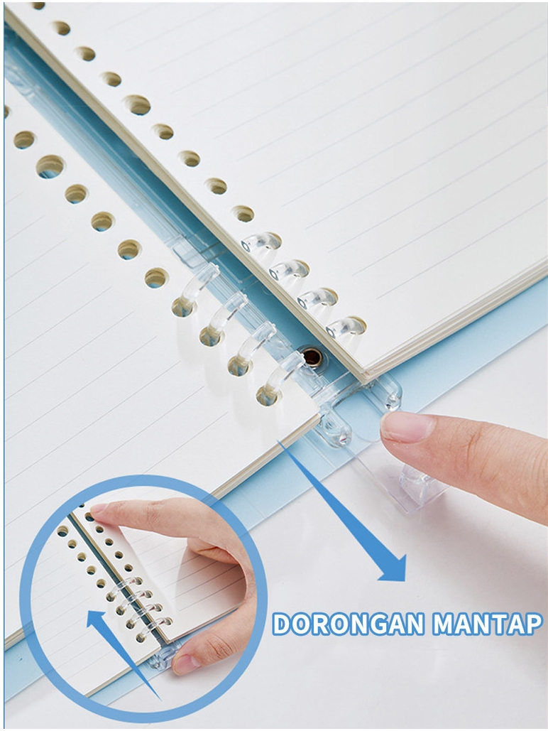 Jual buku tulis sekolah/Notebbok Buku Binder A5 B5 /buku tulis binder ...