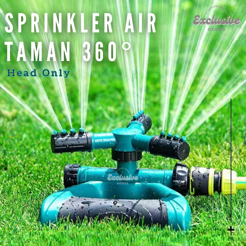 Jual [XGoods] Penyiram Tanaman Otomatis 360 Derajat / 3 Sprinkler Spray ...