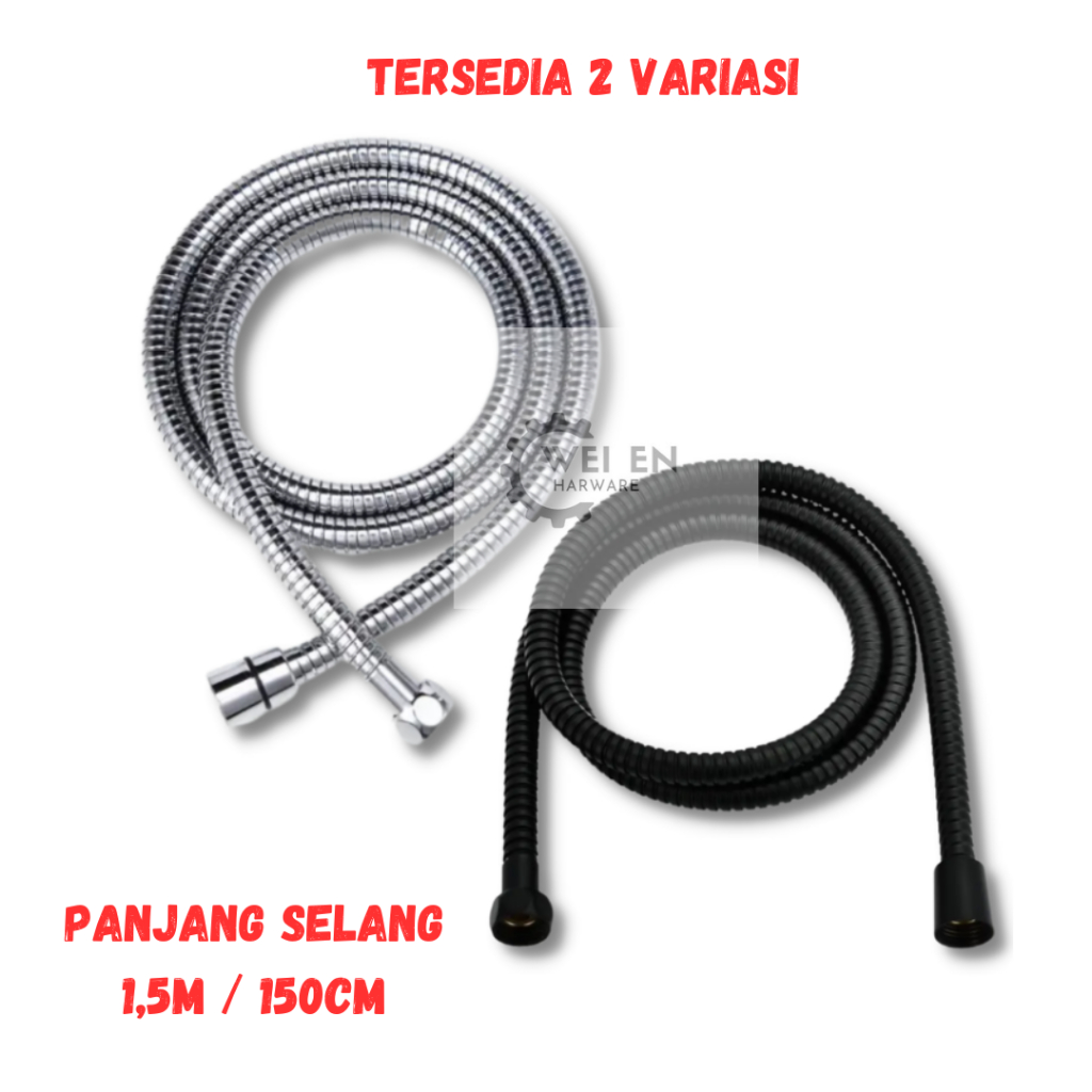 Jual Selang Shower Selang Fleksibel Universal 1.5 Meter Chrome | Shopee ...