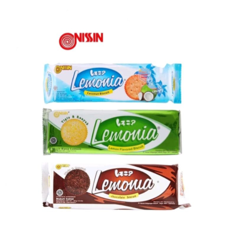 Jual Nissin Lemonia Cookies Biskuit Long Pack 130gr / Nissin Lemonia ...