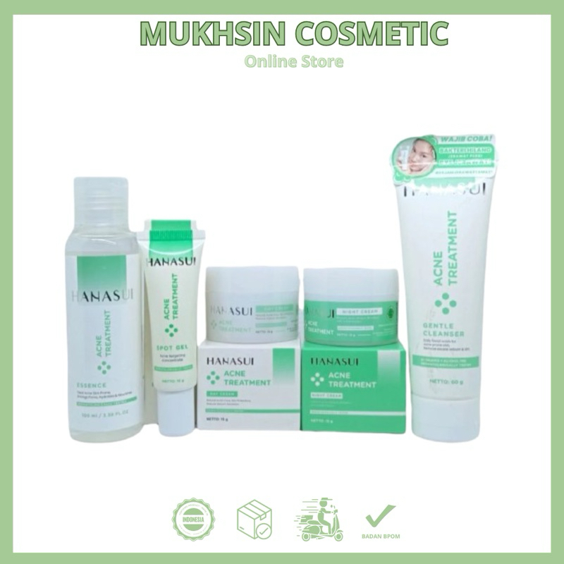 Jual Paket Hanasui Acne Treatment Lengkap Untuk Kulit Berjerawat ( FREE ...