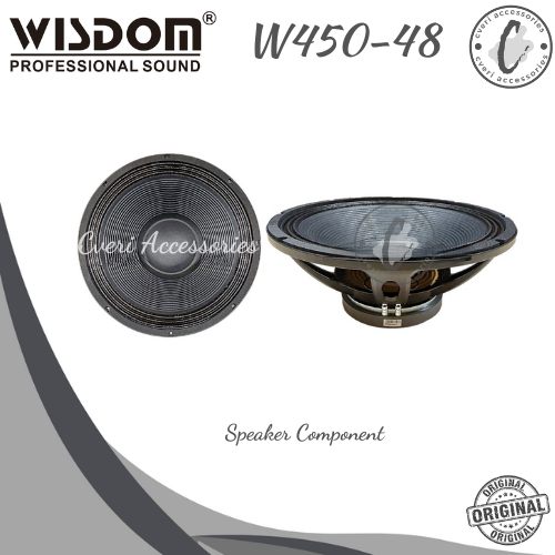 Jual Wisdom W45048 Speaker Component 18 Inch Original W450-48 | Shopee Indonesia