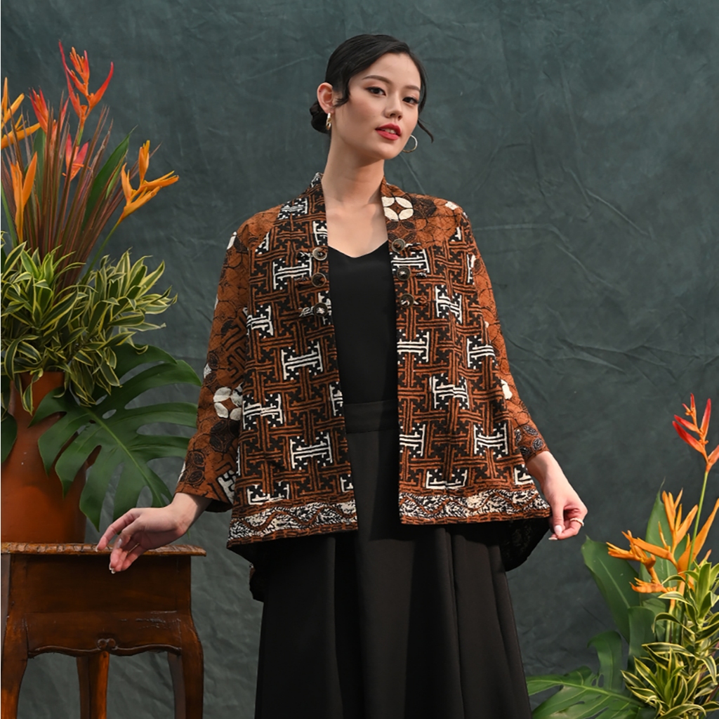 Jual NONA RARA - Jesse Sogan T2906, Baju kerja blouse batik wanita ...