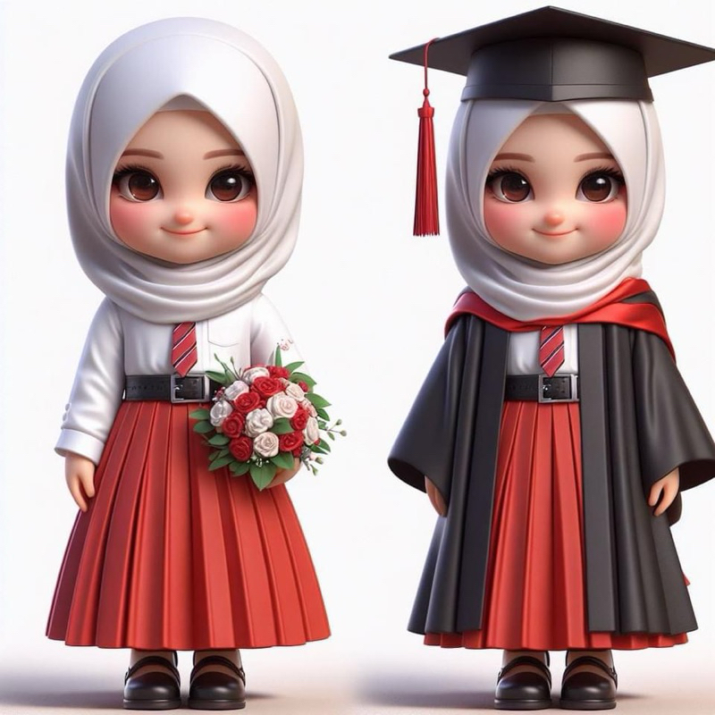 Jual TOPPER WISUDA SEKOLAH HIJAB | Shopee Indonesia