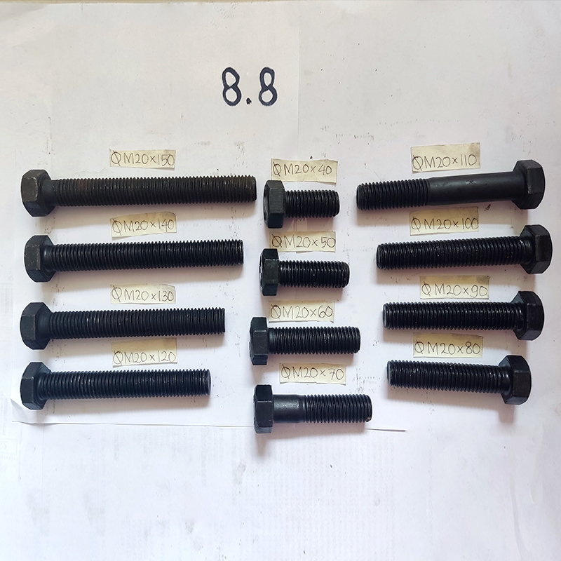 Jual BAUT BAJA HITAM 8.8 M20x40 M20x50 M20x60 M20x70 M20x80 M20x90 M20x100 M20x110 M20x120 ...