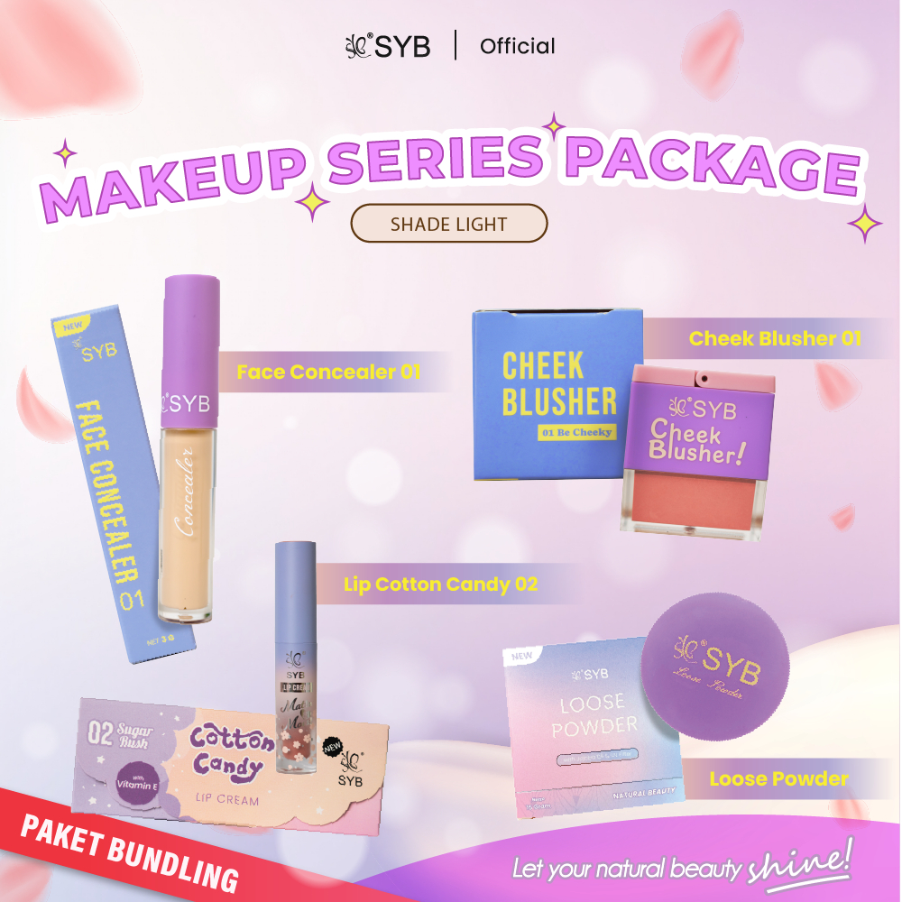Jual MAKEUP SERIES PACKAGE - SHADE: LIGHT (CONCEALER 01 + LOOSE POWDER ...