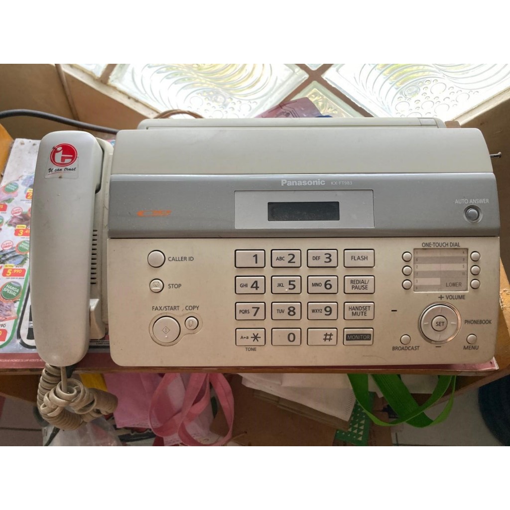 Jual Mesin Fax dan Telpon Panasonic KX-FT983 | Shopee Indonesia