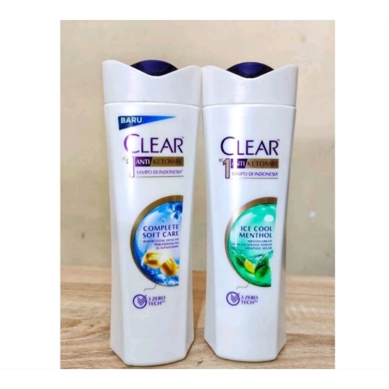 Jual sampo clear 300ml biru dan ijo (perbiji) | Shopee Indonesia
