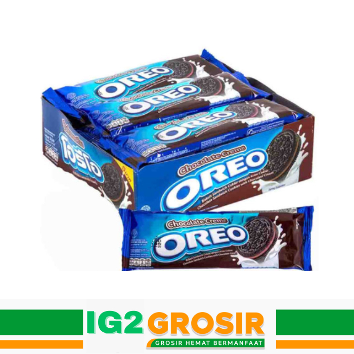 Jual Oreo Coklat Isi 3 Keping (1 Pack/12 pcs) | Shopee Indonesia