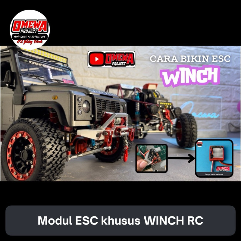 Jual Modul ESC Winch GEN 3 untuk RC MN99s WPL MN99 MND90 MN128 MN86 dan ...