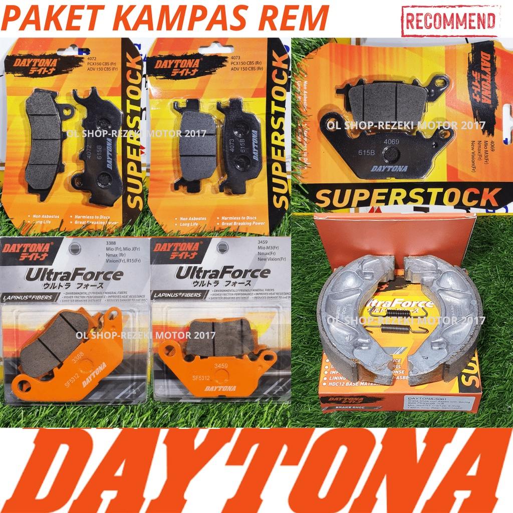 Jual KAMPAS REM DAYTONA YAMAHA Nmax AEROX LEXI / HONDA VARIO 125 150 ...
