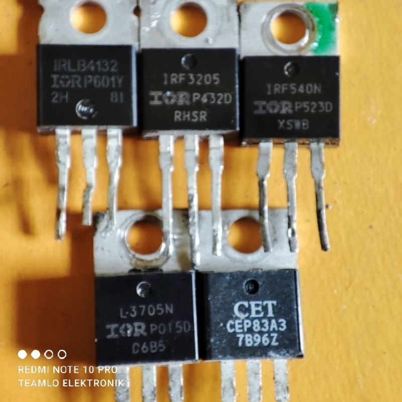 Jual FET INVERTER IRF540N IRF3205 100N03 CEP83A3 L3705 IRLB4132 ...
