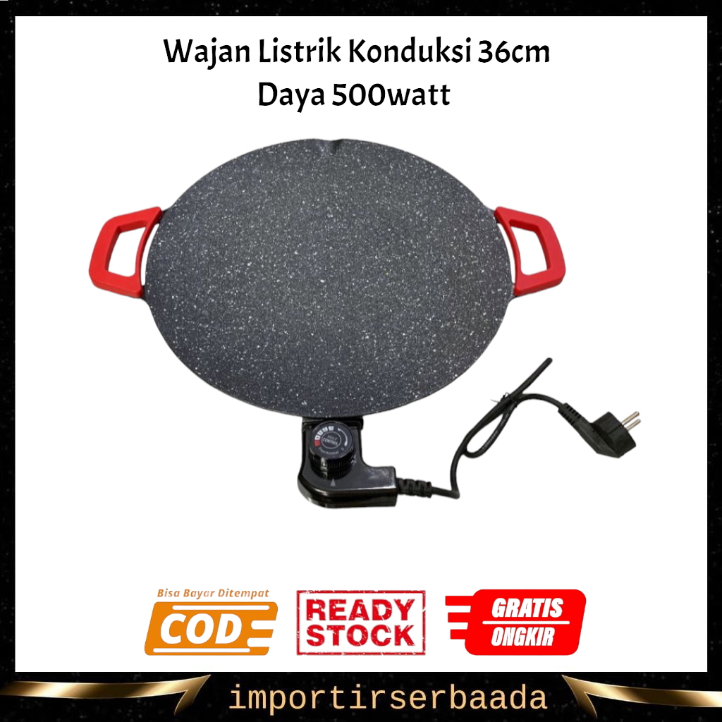 Jual IMP - Wajan Listrik Konduksi 36cm daya 500watt / Panci Panggang ...