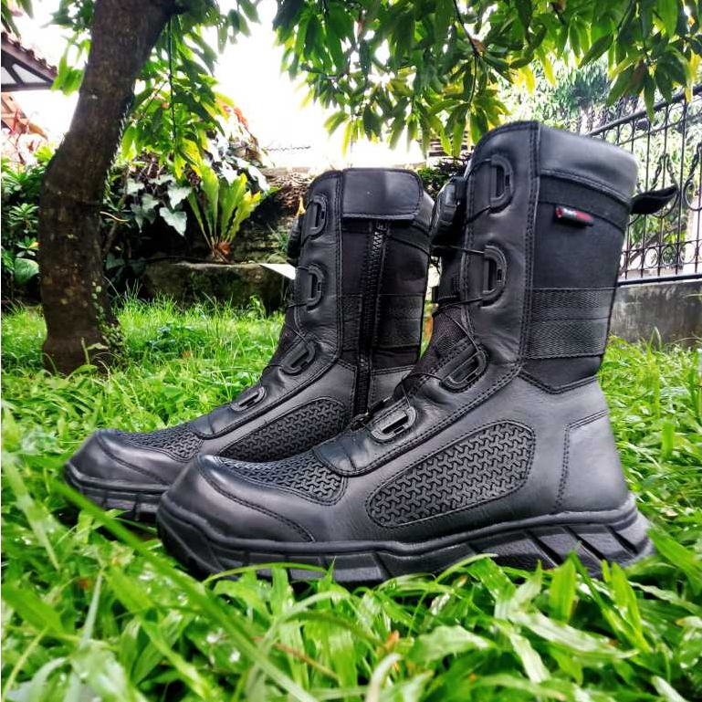 Jual Sepatu PDL TNI POLRI Tali Putar Safety Boots | Shopee Indonesia
