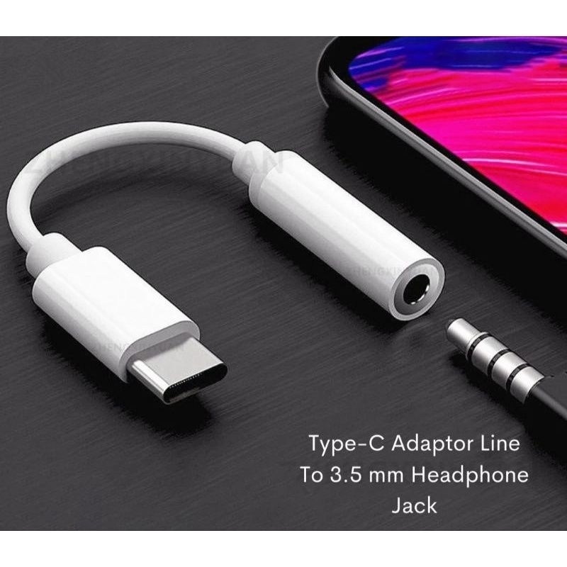 Jual Adapter Converter Type-C To Jack 3.5 MM [GBZ] Jack Audio Tipe C ke ...