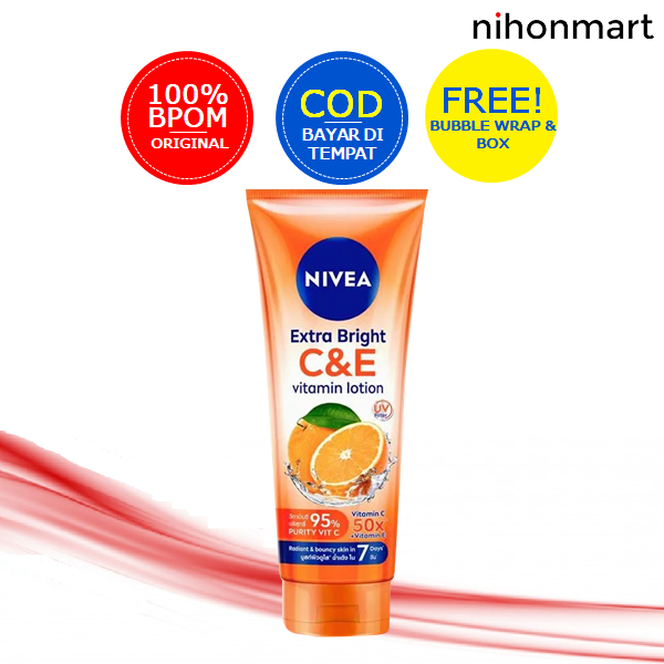 Jual Nivea Extra Bright C&E Vitamin Lotion Body Lotion 180ml | Shopee Indonesia