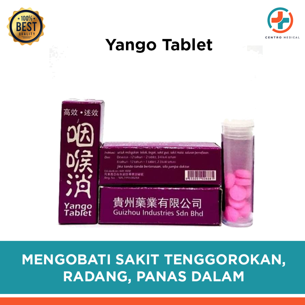 Jual Yango Tablet - Obat Sakit Tenggorokan | Shopee Indonesia