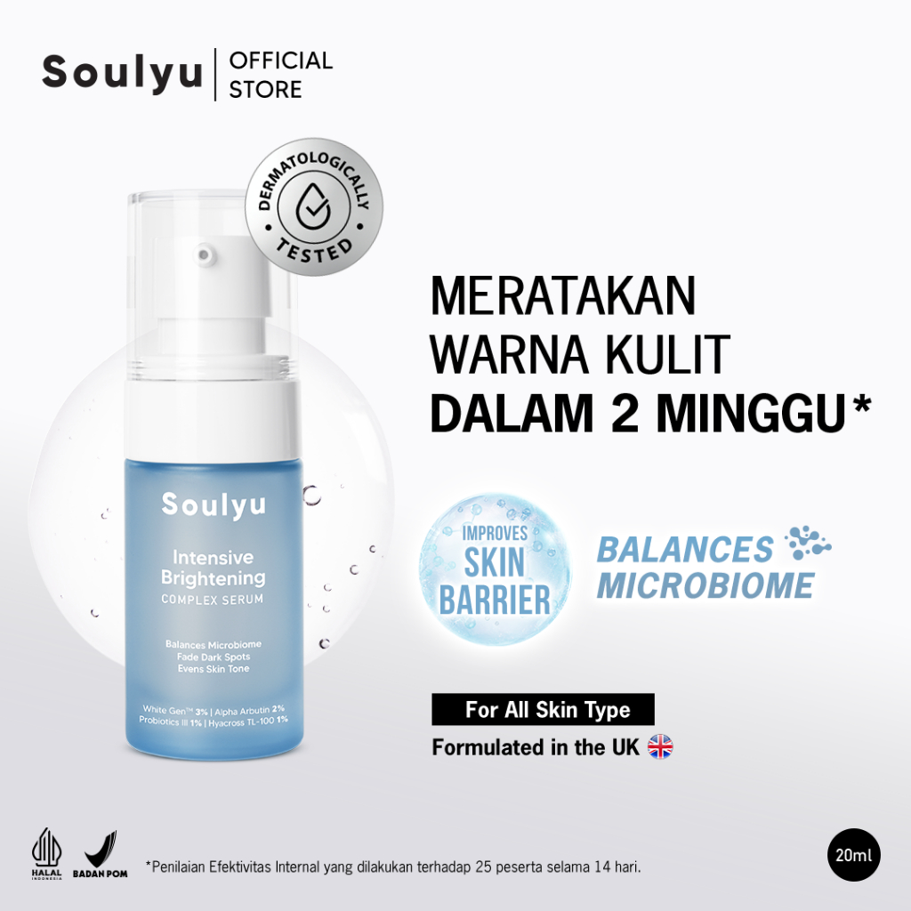 Jual SOULYU Intensive Brightening Complex Serum 20 ml - Nurture Skin ...
