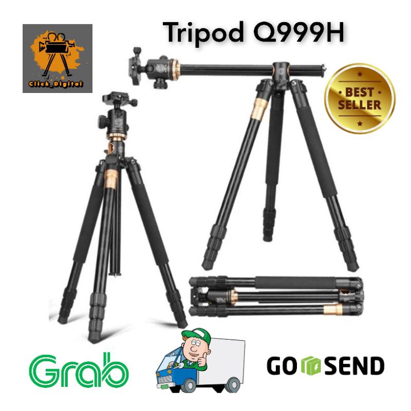 Jual Tripod Q999H QZSD Portable Profesional Tripod Flatlay Horizontal ...