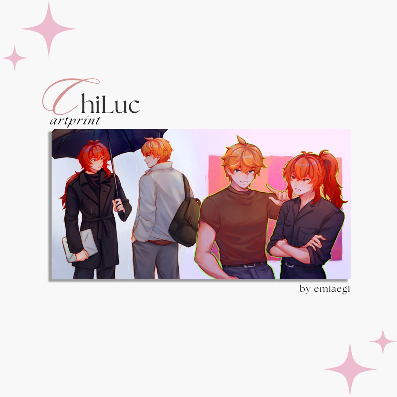 Jual [emiaegi] Childe Diluc Genshin Impact Artprint | Shopee Indonesia