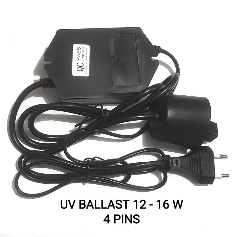 Jual ADAPTOR BALLAST UV 2 GPM 12 WATT 4 PIN ALARM LAMPU | Shopee Indonesia