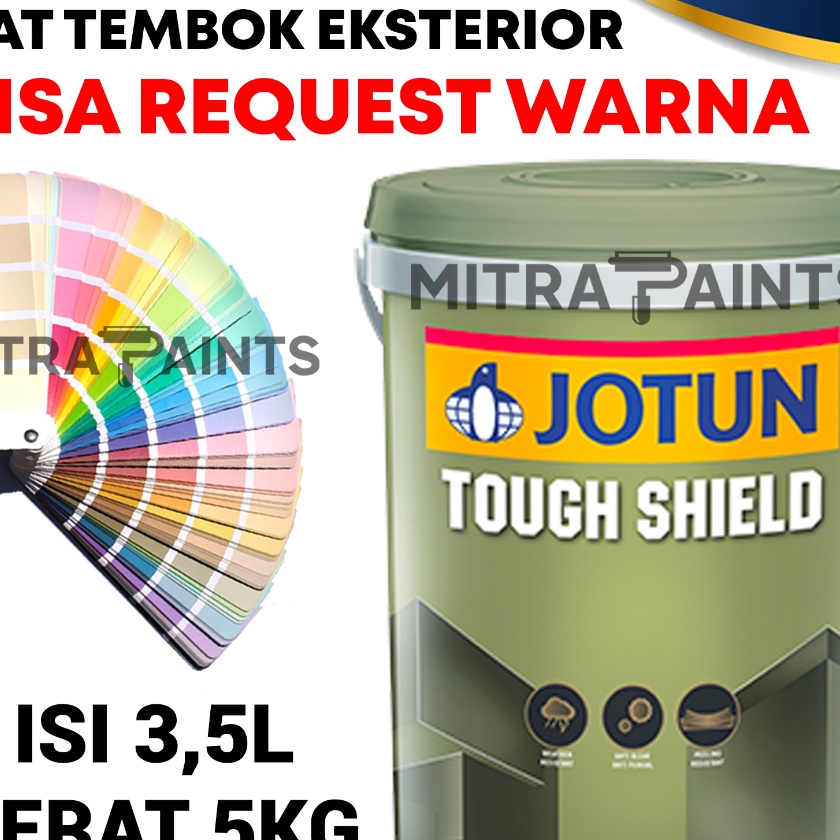Jual Boom CAT TEMBOK EKSTERIOR JOTUN TOUGH SHIELD 35 LITER 5 KG BISA ...