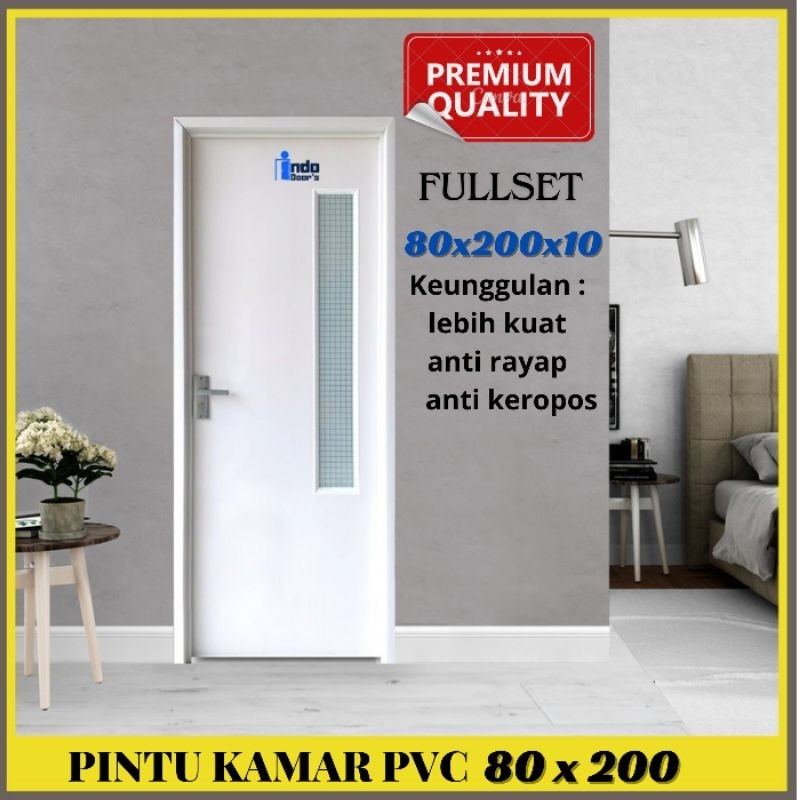 Jual Pintu PVC Tebal Minimalis Serbaguna Dengan Handle Kunci Stainles ...