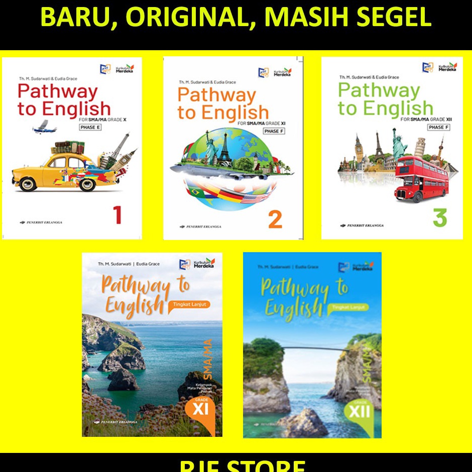 Jual PATHWAY TO ENGLISH 1 11 12 KM PLUS KUNCI JAWABAN ART E9W3 | Shopee ...