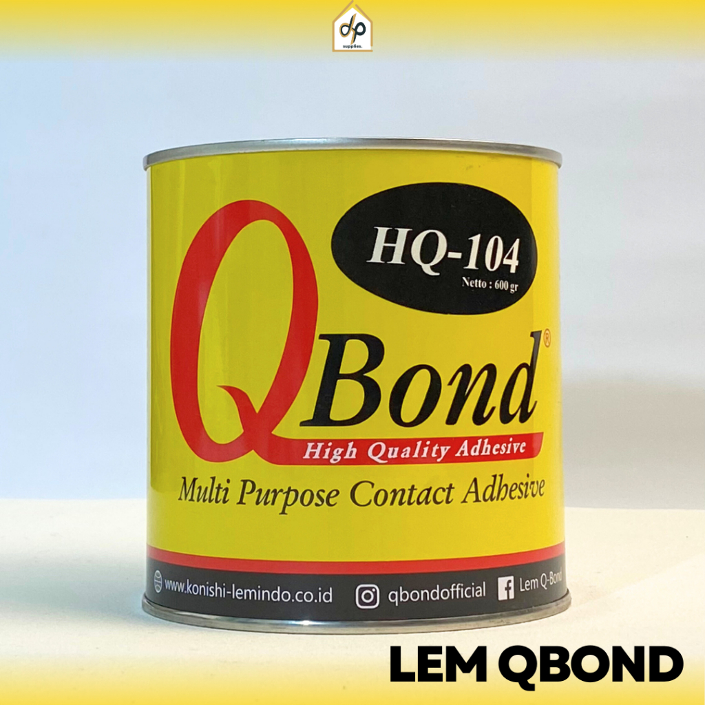 Jual LEM Q BOND 600g/ LEM SERBAGUNA / LEM KONSTRUKSI / LEM KUNING ...