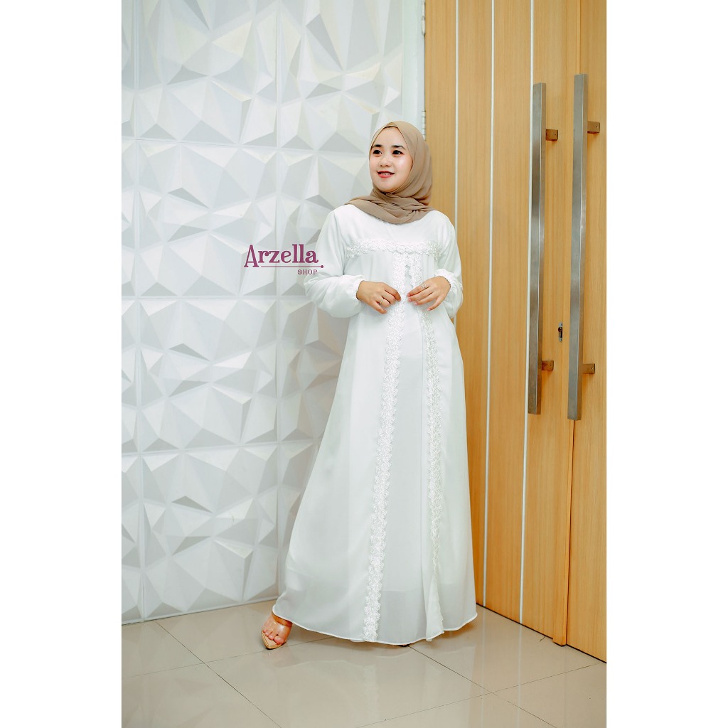 Jual Arzella - Gamis Kondangan Umroh Aziza Dress CerutyUkuran S Sampai ...