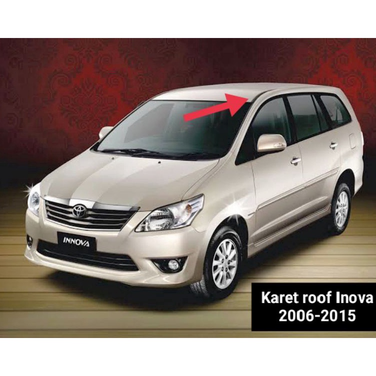 Jual Gaya KARET ROOF ATAU MOULDING ROOF ATAP TOYOTA INNOVA LAMA 26215 ...