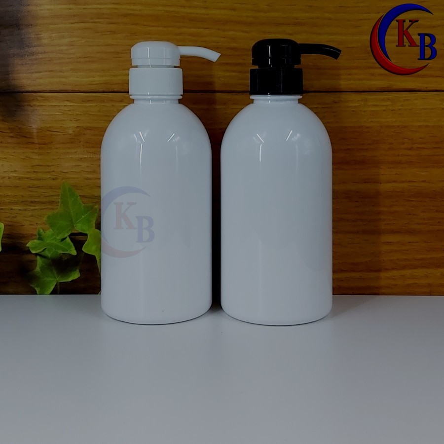 Jual BOTOL LOTION PUMP 500 ML NECK 33 / BOTOL PLASTIK PET HS WHITE ...
