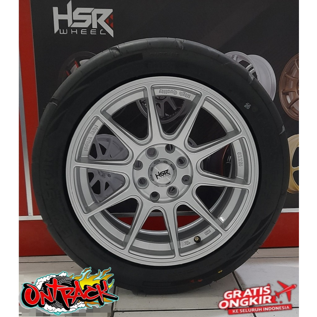 Jual VELG CELONG R15 HSR SHINJUKU PLUS BAN 195 50 15 SEMISLICK - Harga Paket | Shopee Indonesia
