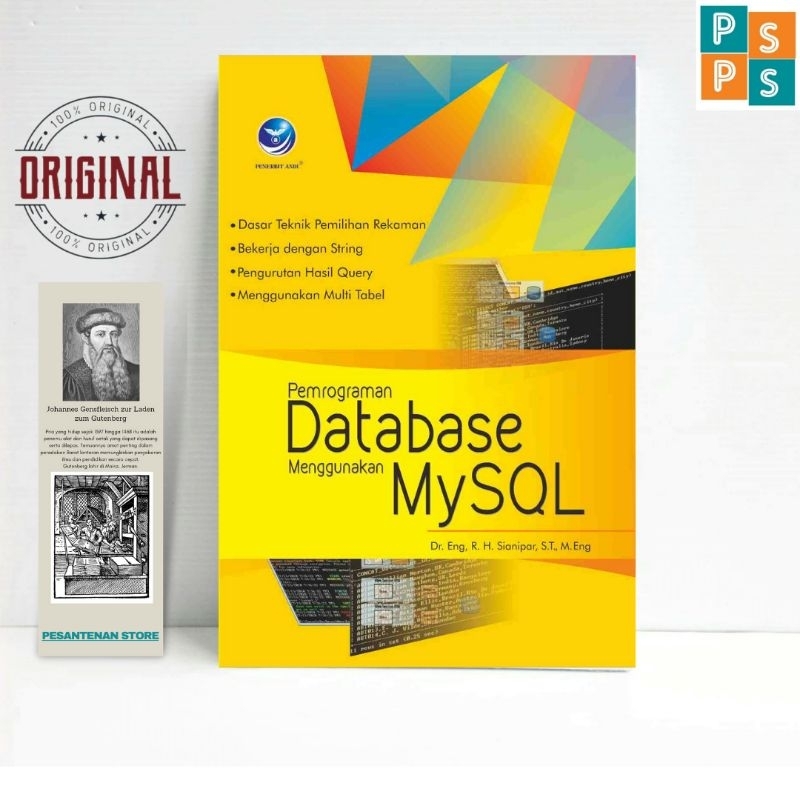 Jual Buku Pemrograman Database Menggunakan mySQL Andi publisher ...