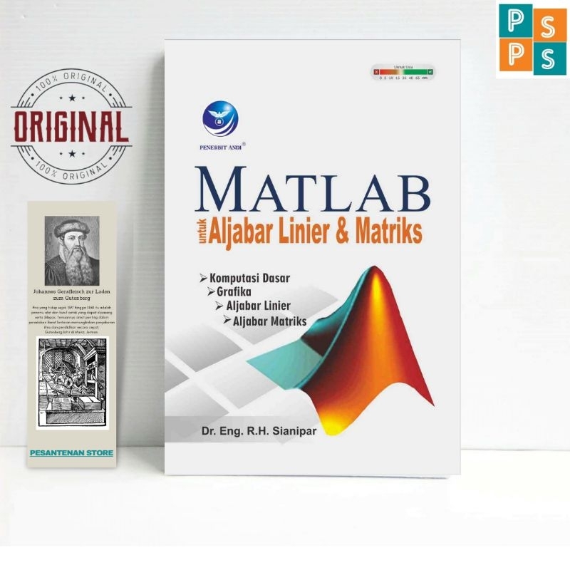 Jual Buku Matlab Untuk Aljabar Linier Dan Matriks Penerbit Andi ...