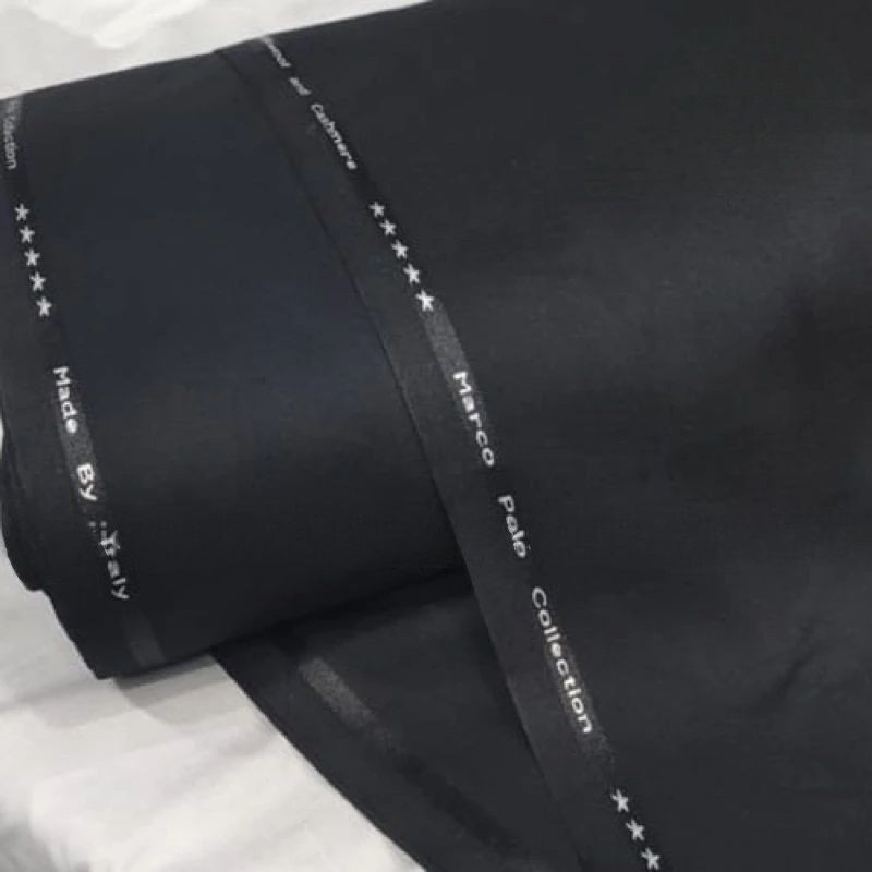 Jual kain semiwool street / bahan celana / kain hitam pekat strech ...