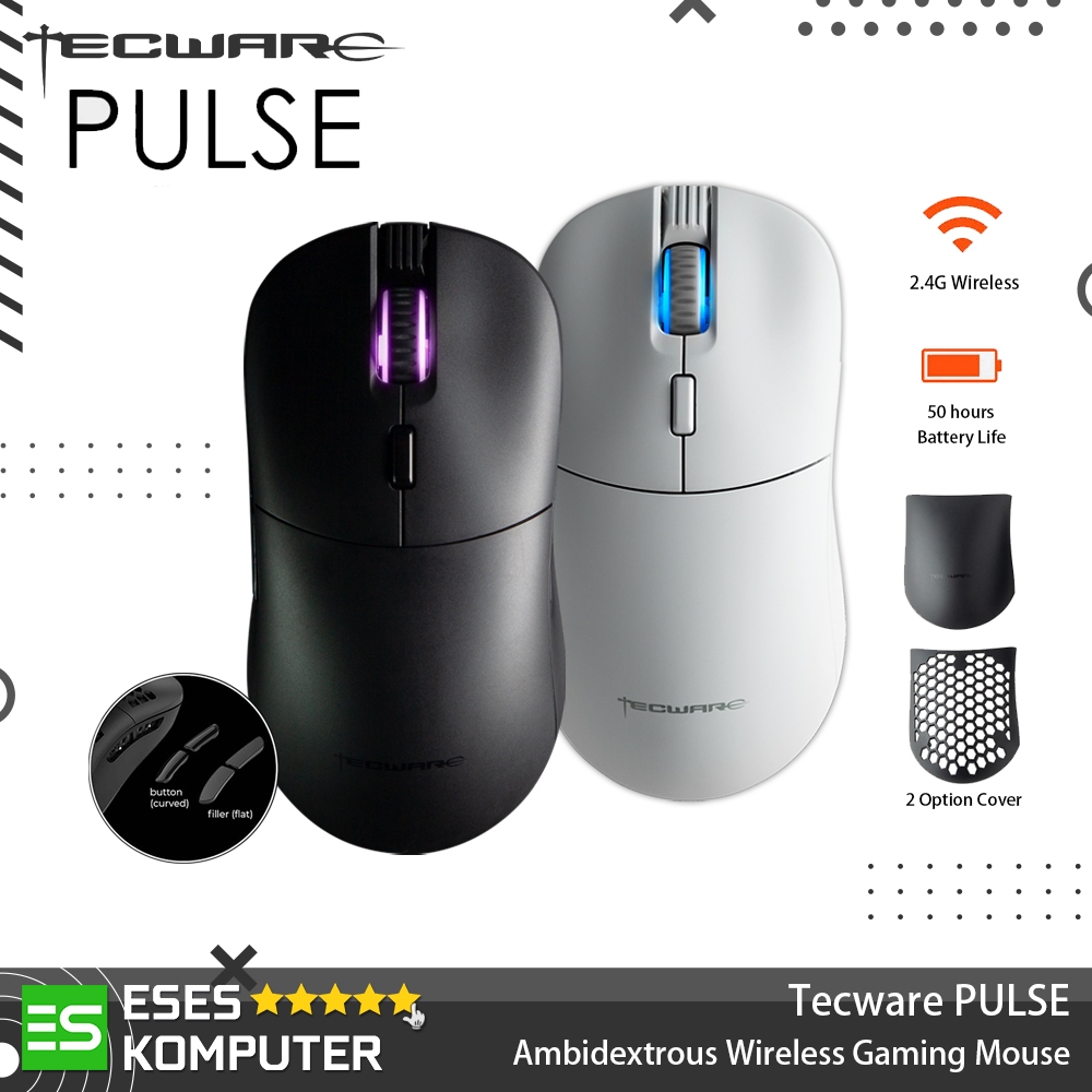 Jual Mouse Tecware PULSE Wireless Ambidextrous Gaming Mouse Honeycomb ...