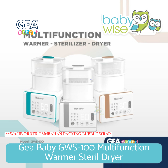 Jual Gea Baby GWS-100 Multifunction Warmer Sterilizer Dryer | Shopee ...